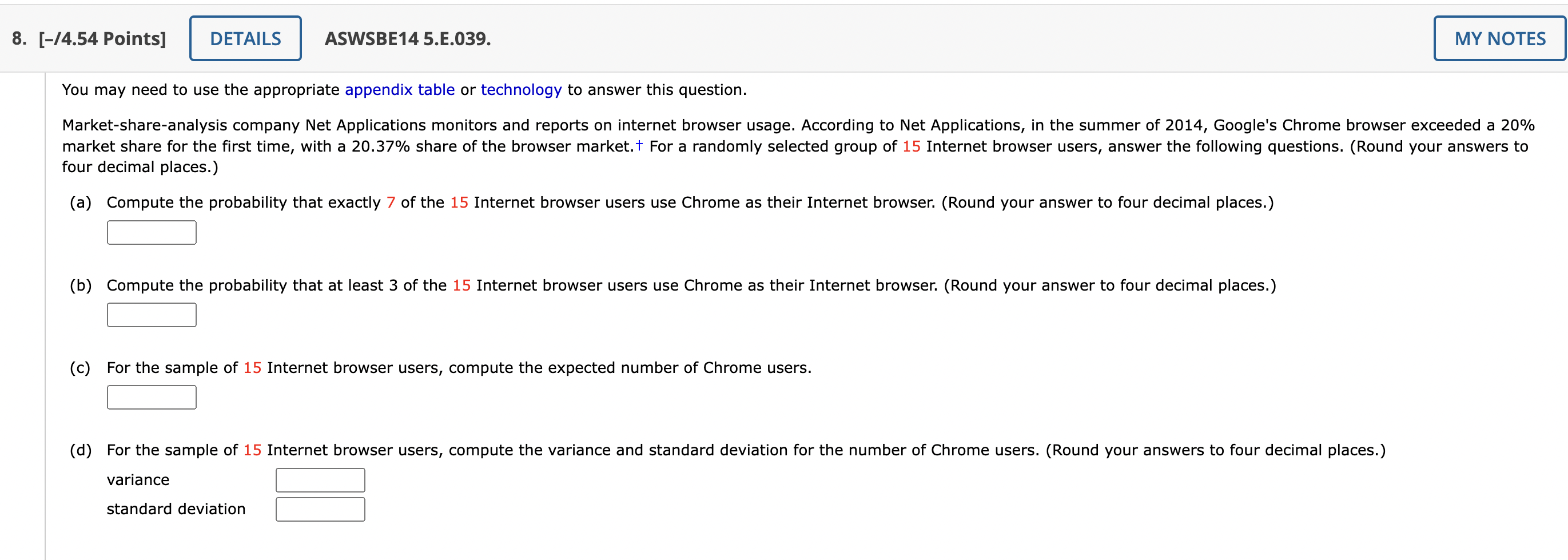 Solved You may need to use the appropriate appendix table or | Chegg.com
