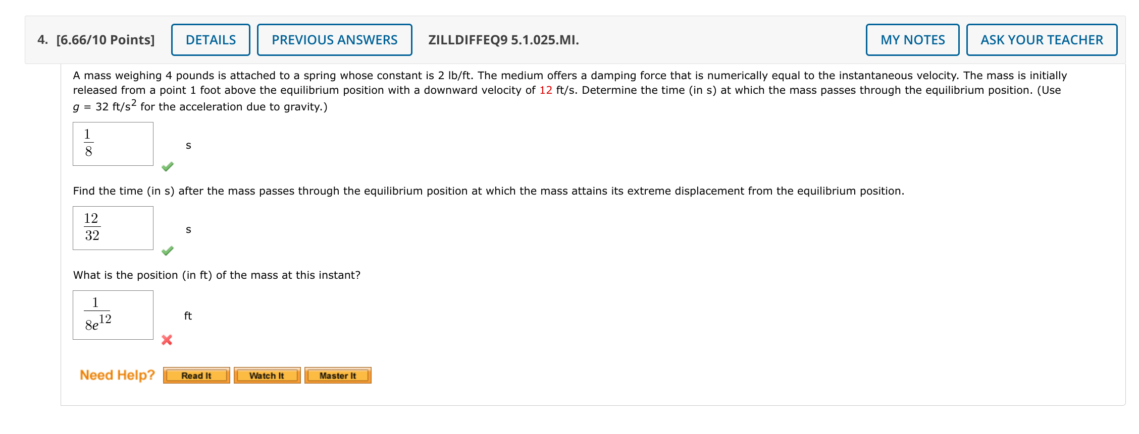 Solved Help with solving and explination of the last part. | Chegg.com