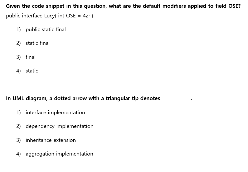 Solved Select the line of code below that correctly defines | Chegg.com