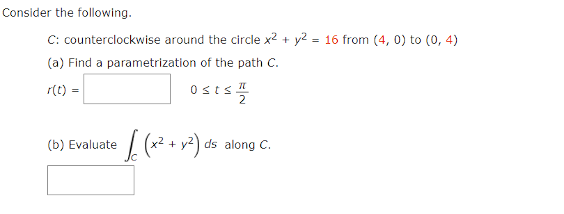 Solved Consider the following.\\nC: counterclockwise around | Chegg.com