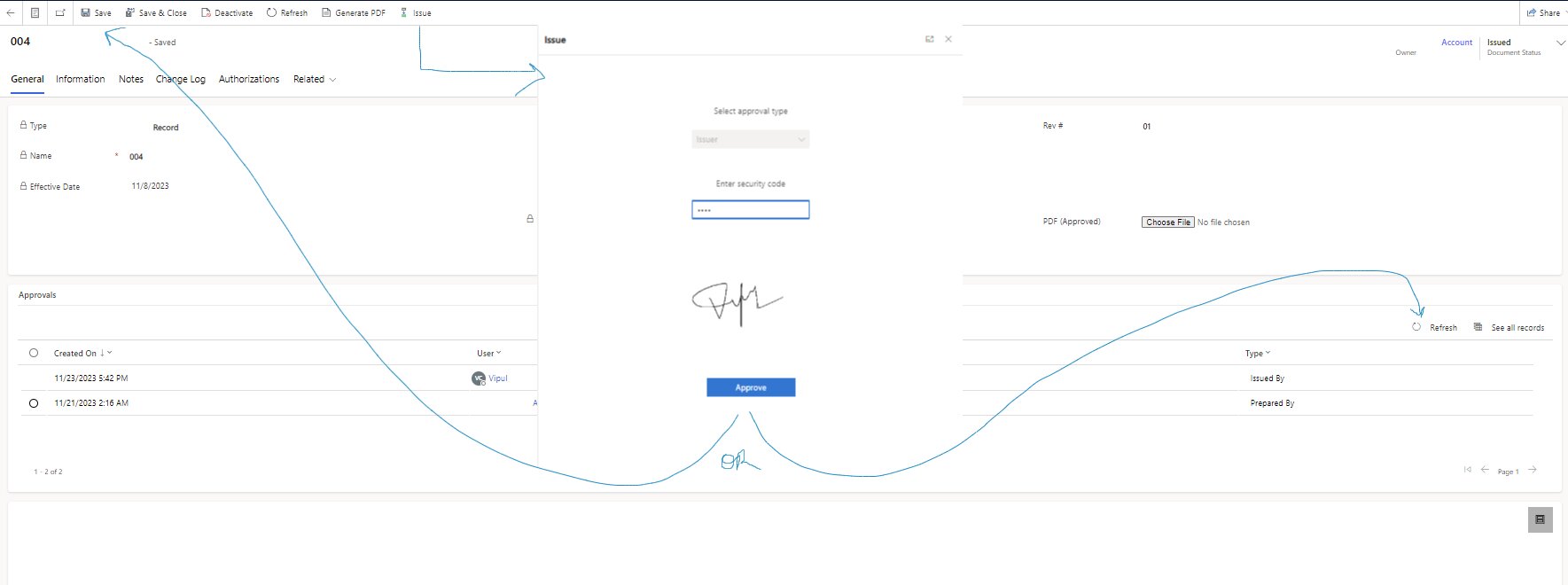 Solved I have a 'Issue' ribbon button in my model driven | Chegg.com