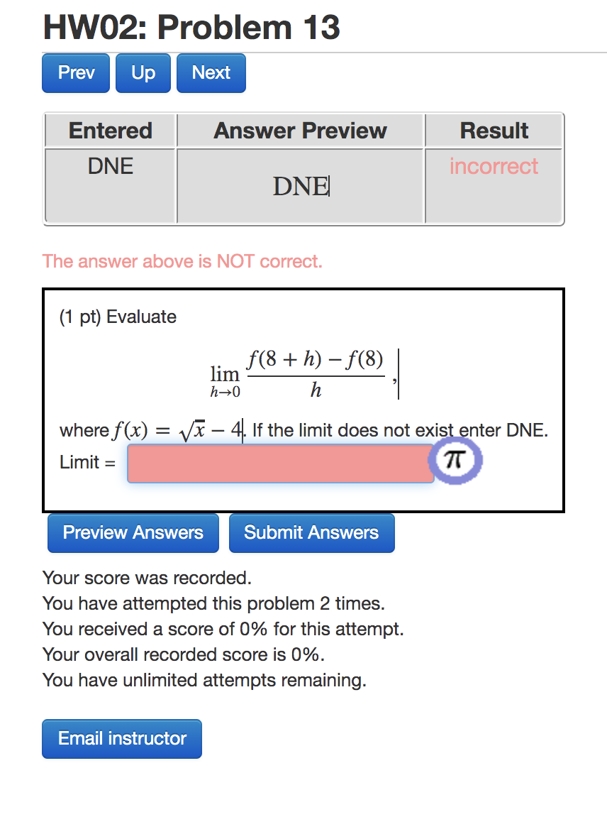 Solved HW02: Problem 13 Prev Up Next Answer Preview Entered | Chegg.com