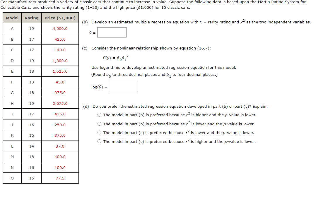 Solved 2) Consider the nonlinear relationship shown by | Chegg.com