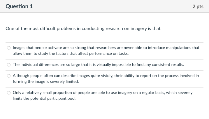 Solved Question 1 2 pts One of the most difficult problems | Chegg.com