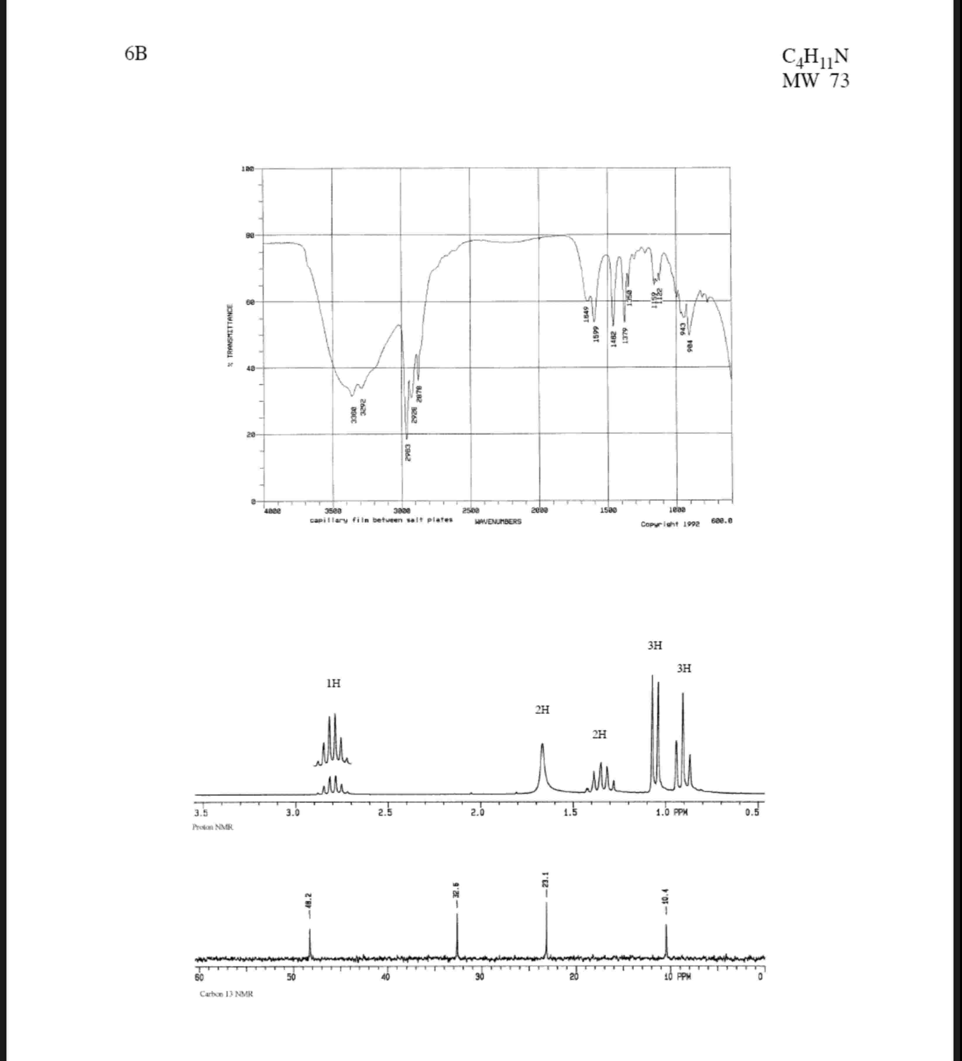 Solved Can you complete this NMR spectroscopy and label all | Chegg.com