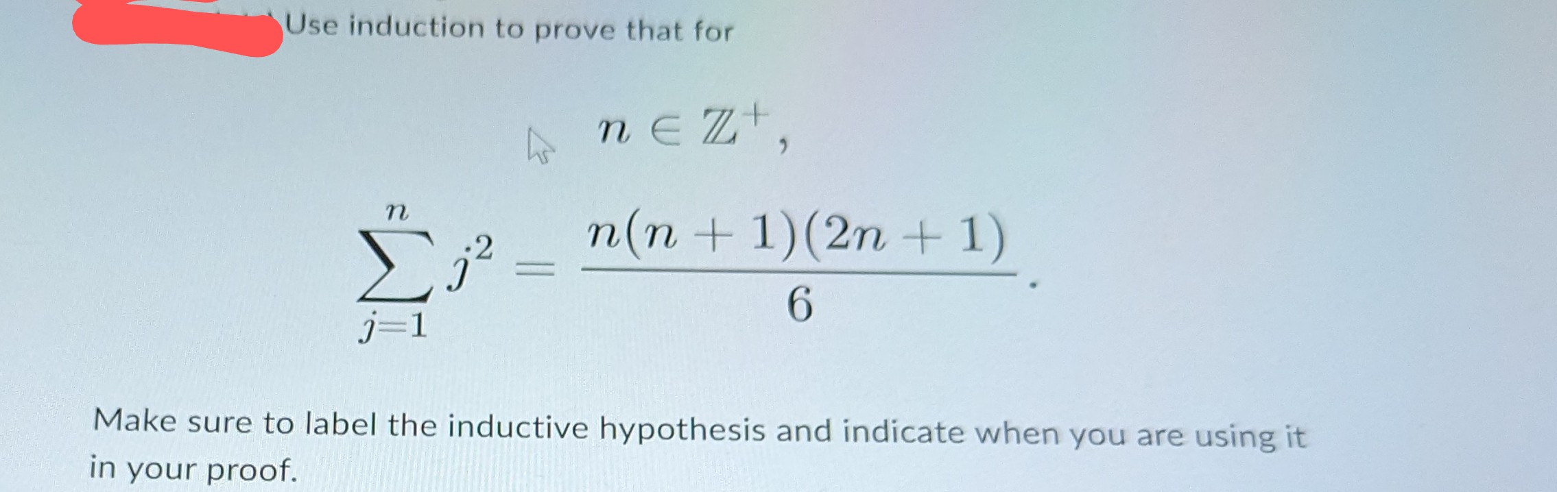Solved Use induction to prove that for | Chegg.com