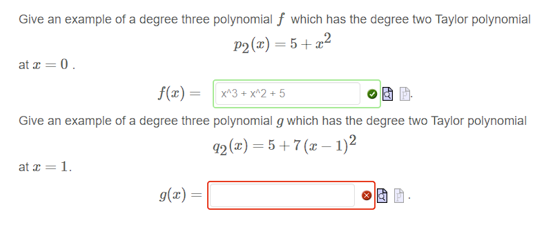 Solved Give an example of a degree three polynomial f which | Chegg.com