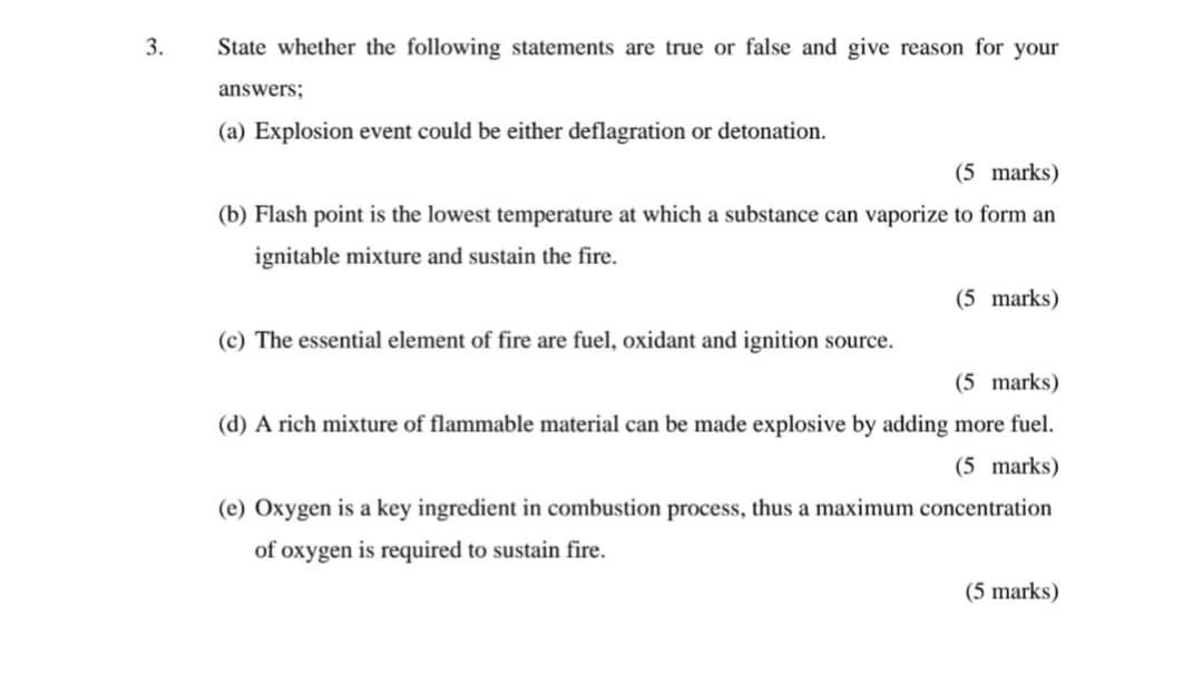 Solved State whether the following statements are true or | Chegg.com