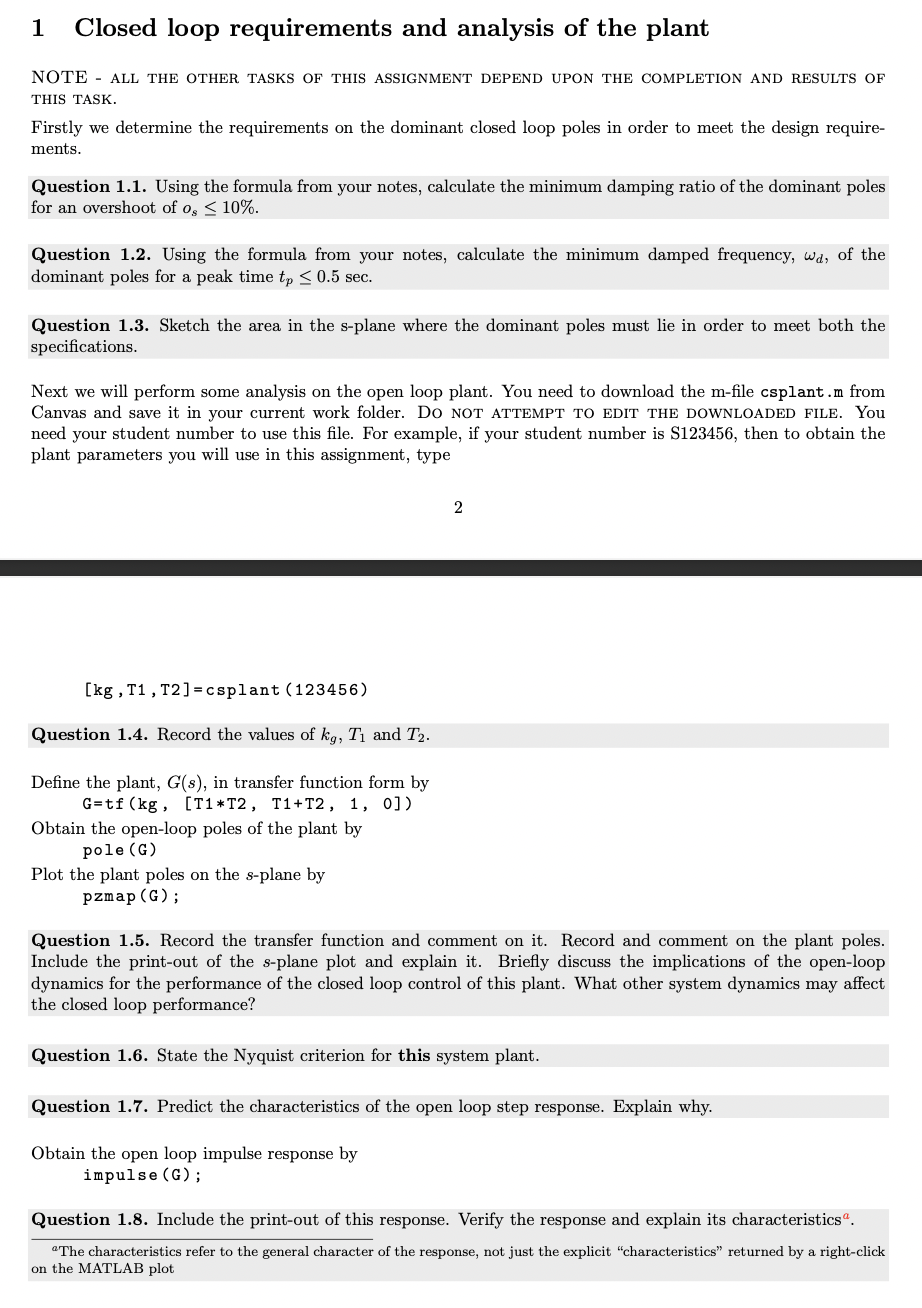 Solved Introduction A typical procedure for designing | Chegg.com