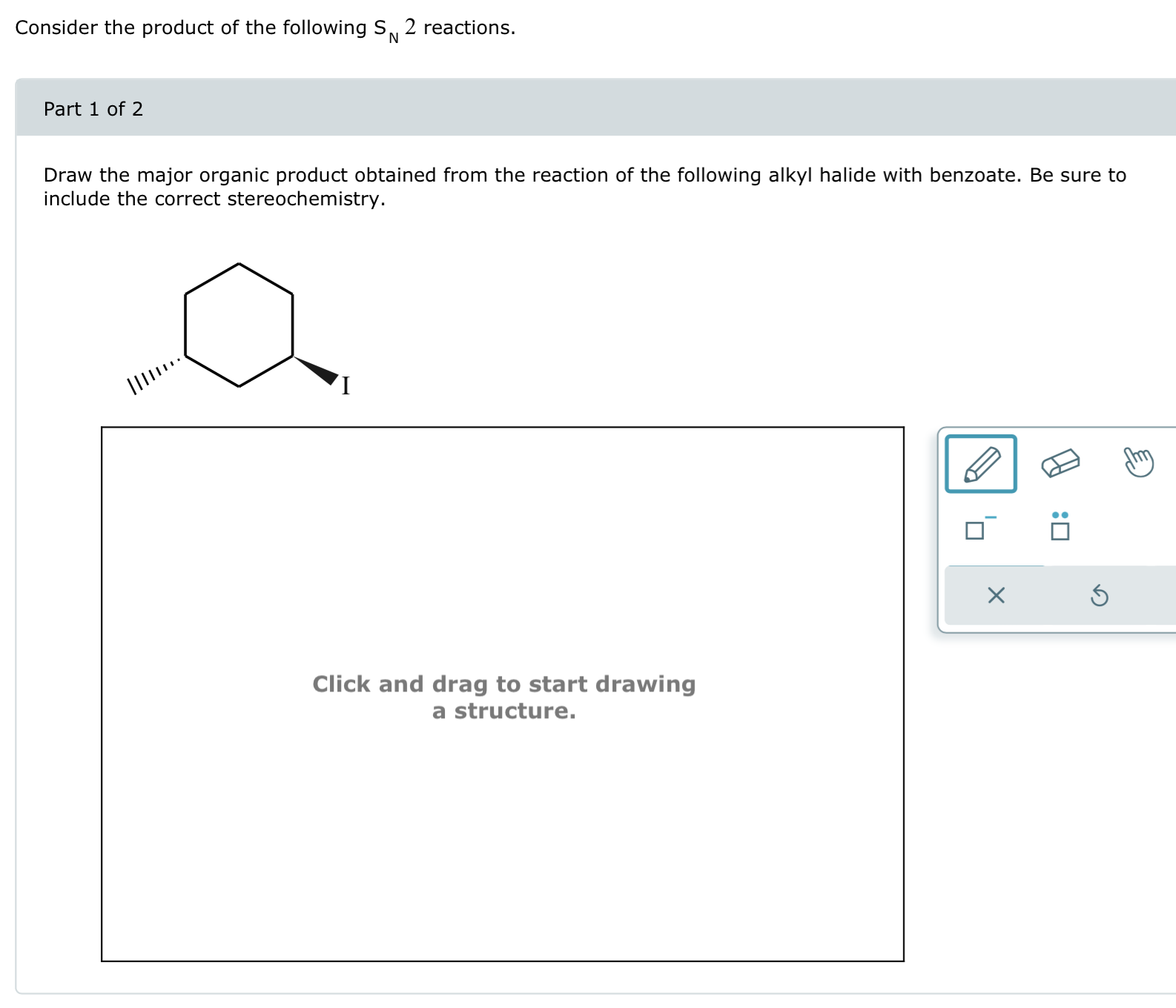 Solved Consider the product of the following SN2 reactions. | Chegg.com