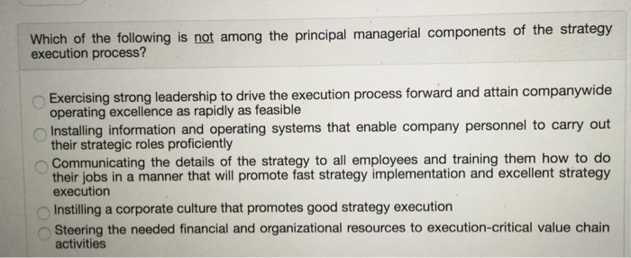 Which of the following is not among the principal | Chegg.com