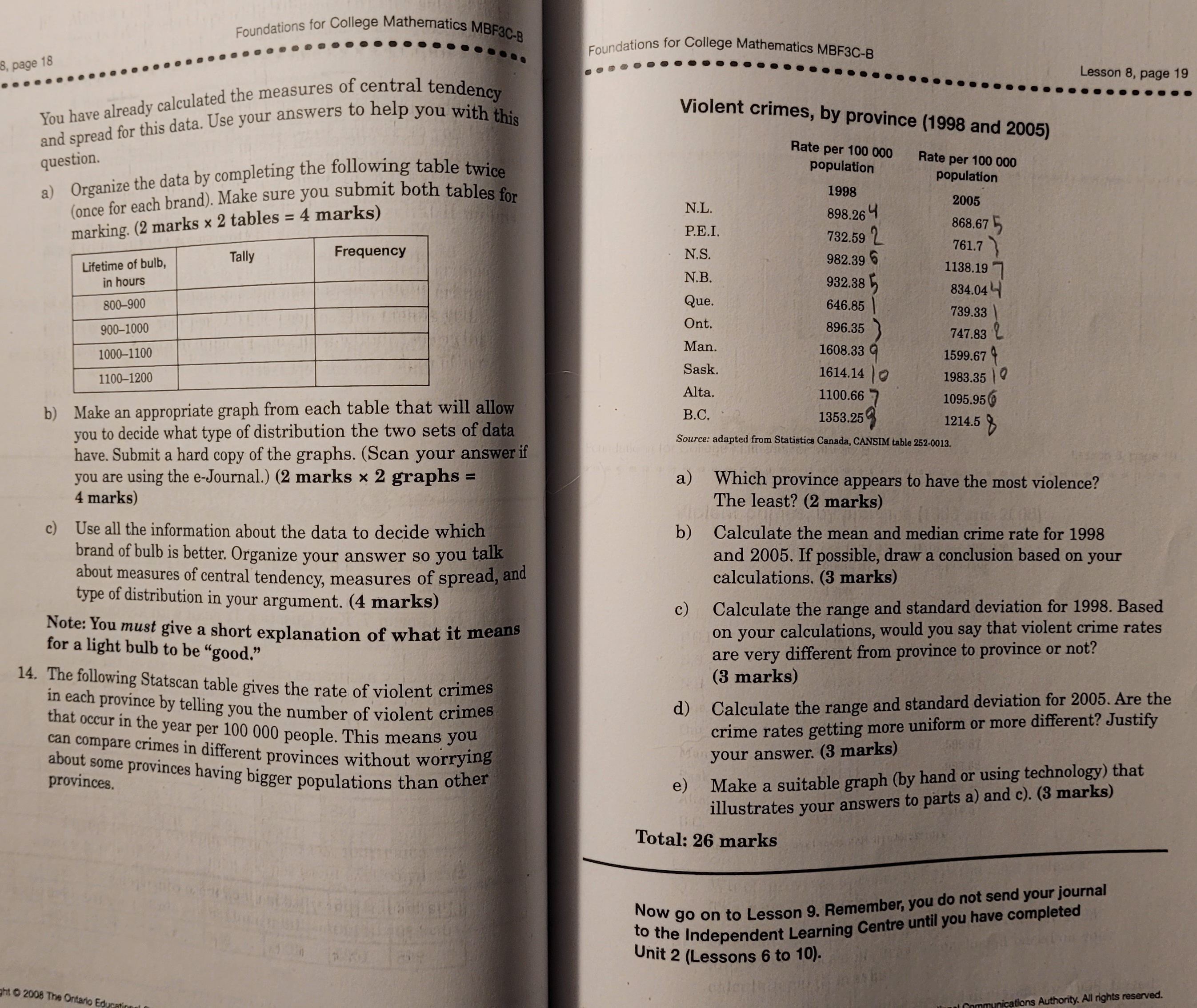 Solved Foundations for College Mathematics MBF_(3)C_(-B) | Chegg.com