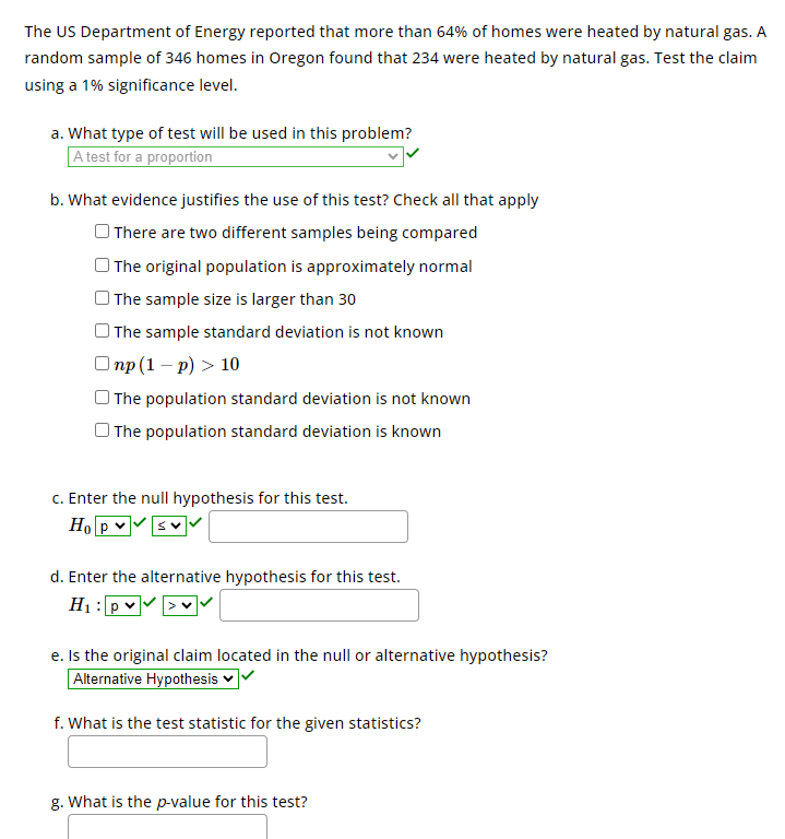Solved The US Department of Energy reported that more than | Chegg.com
