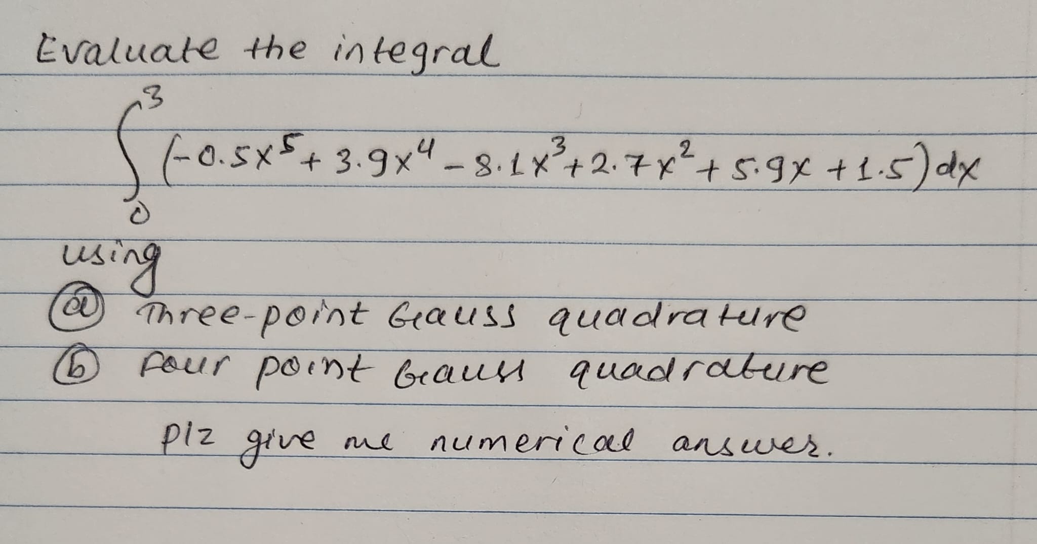 Solved Evaluate the integral | Chegg.com