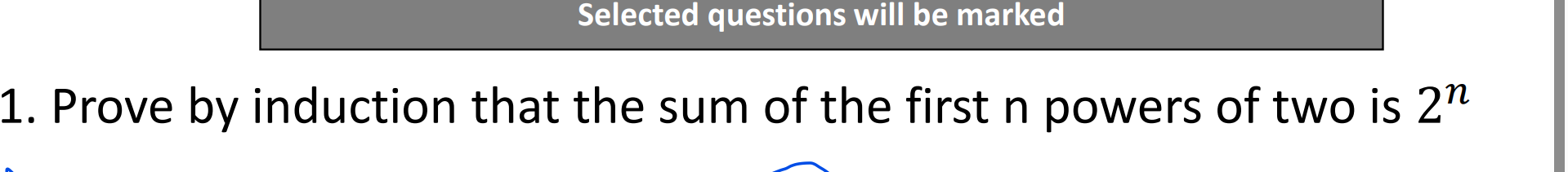 Solved Prove by induction that the sum of the first \\( n | Chegg.com