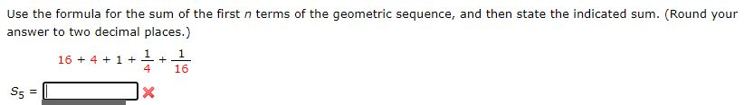 Solved Express the geometric sum using summation notation. 1 | Chegg.com