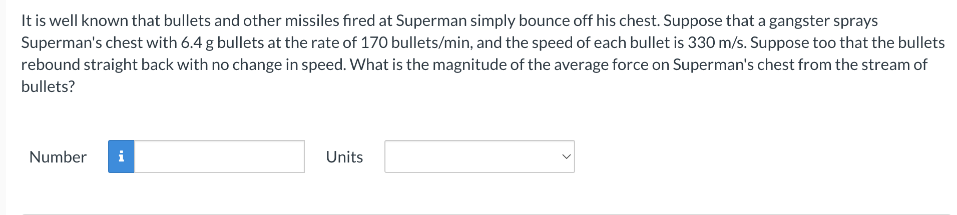 Solved It is well known that bullets and other missiles | Chegg.com