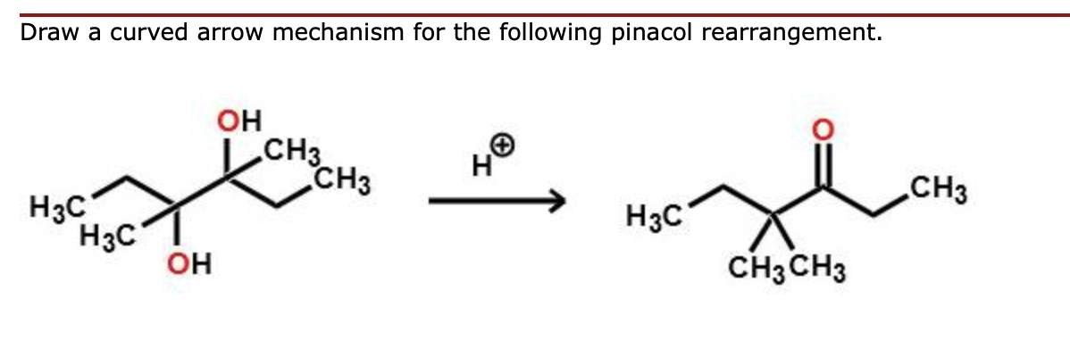 Solved Draw a curved arrow mechanism for the following | Chegg.com