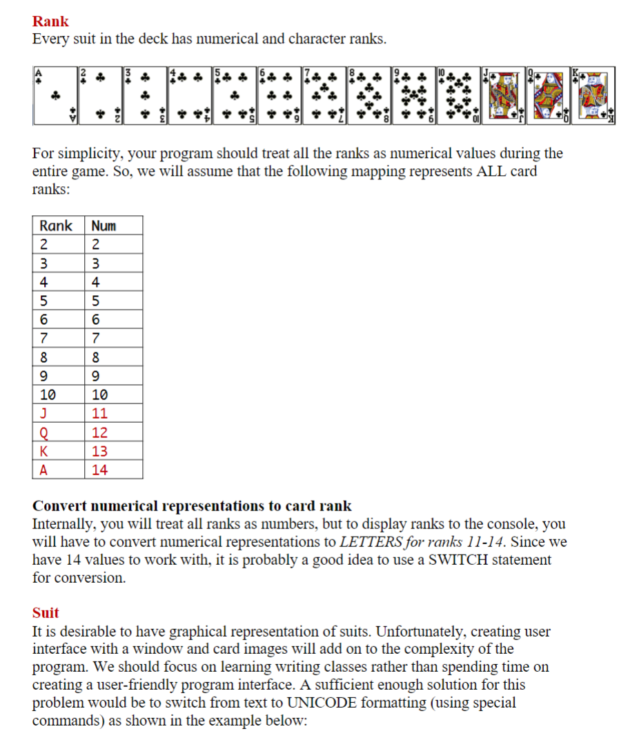 Solved Project 2 Problem: Write a program that would allow a | Chegg.com
