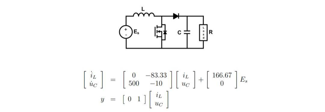 Solved A Linearized State Space Model Of A Boost