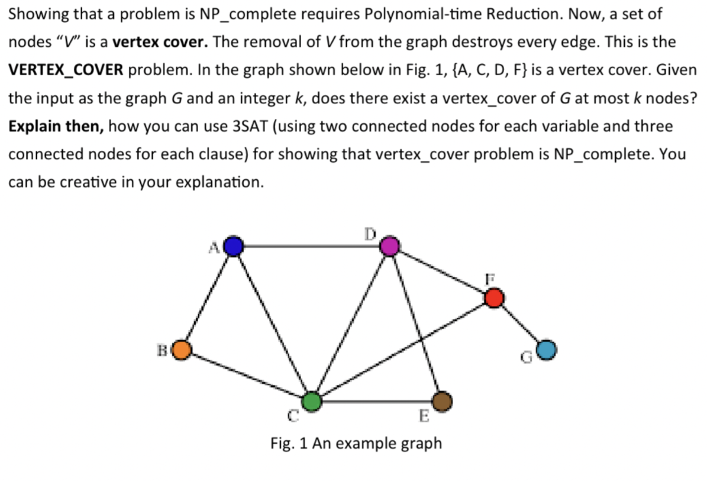 Solved Showing that a problem is NP_complete requires | Chegg.com