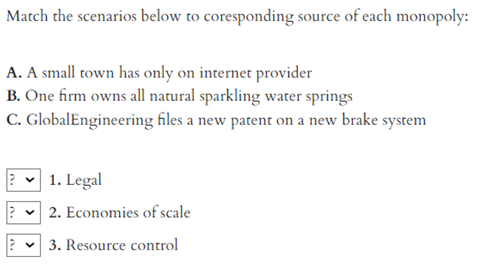 Solved Match the scenarios below to coresponding source of | Chegg.com