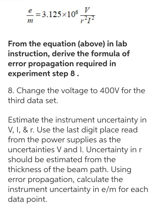 Solved From the formula in the picture, derive the formula | Chegg.com