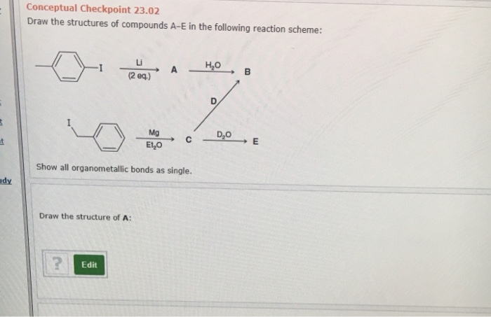 Solved Conceptual Checkpoint 23.02 Draw the structures of | Chegg.com
