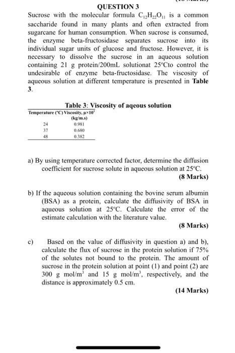 QUESTION 1 Urease with molecular weight of 482 700, | Chegg.com