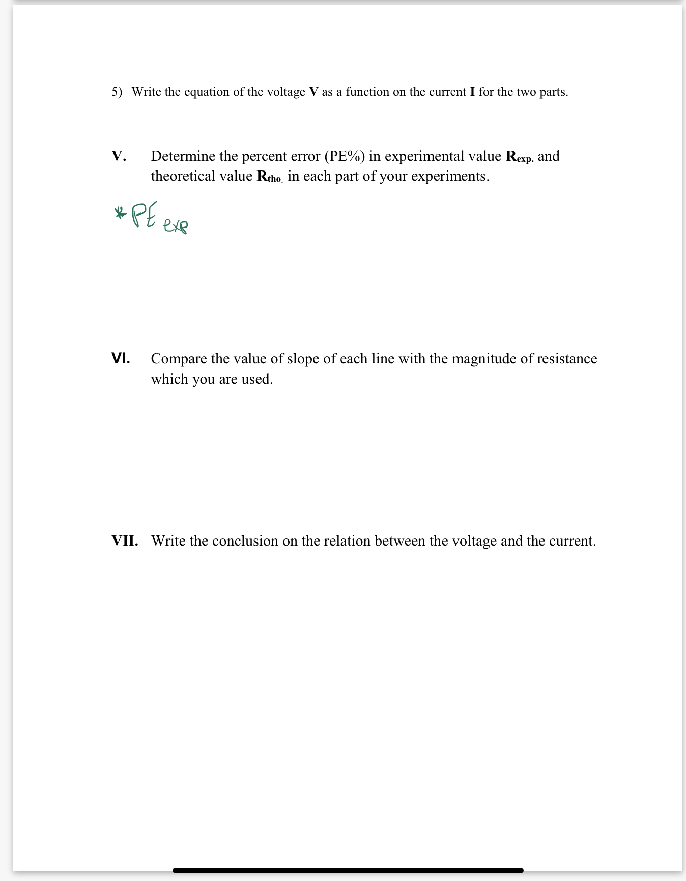 Solved 5) Write the equation of the voltage V as a function | Chegg.com
