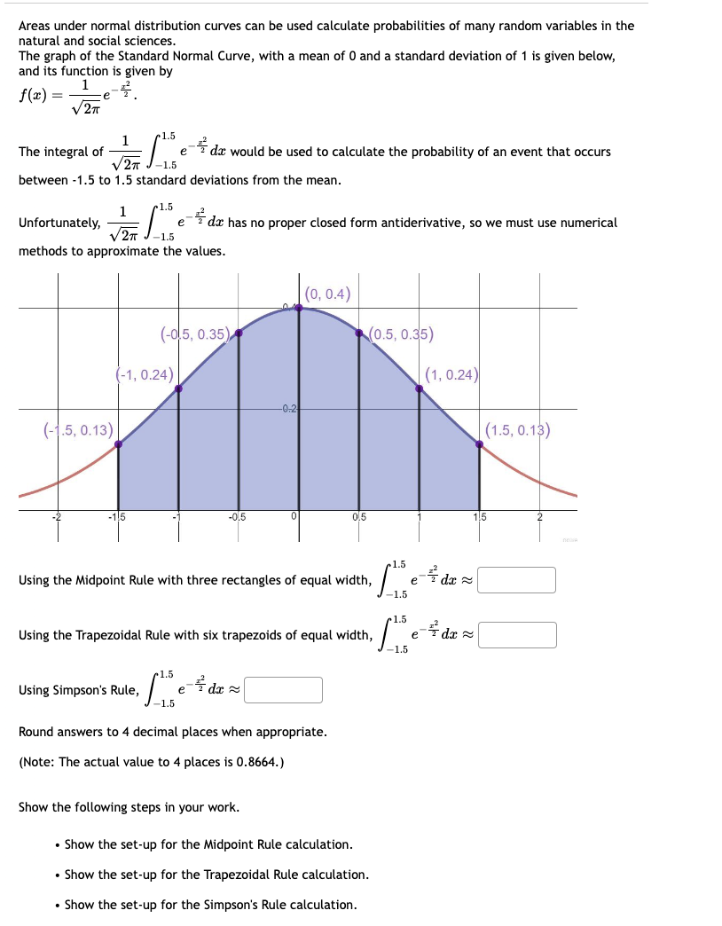 Solved Areas under normal distribution curves can be used | Chegg.com