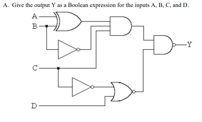 Solved Give the Boolean Function for the following Logic | Chegg.com