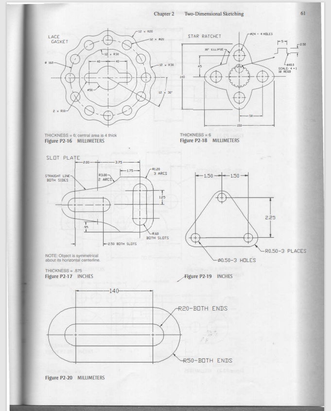 Solved Chapter 2 Two-Dimensional Sketching 61 -12 x 0244HS | Chegg.com