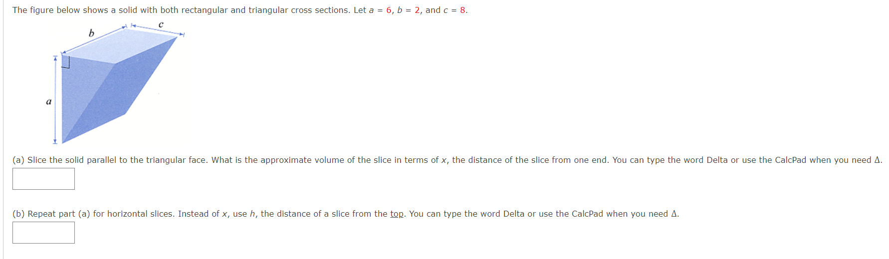 Solved The figure below shows a solid with both rectangular | Chegg.com