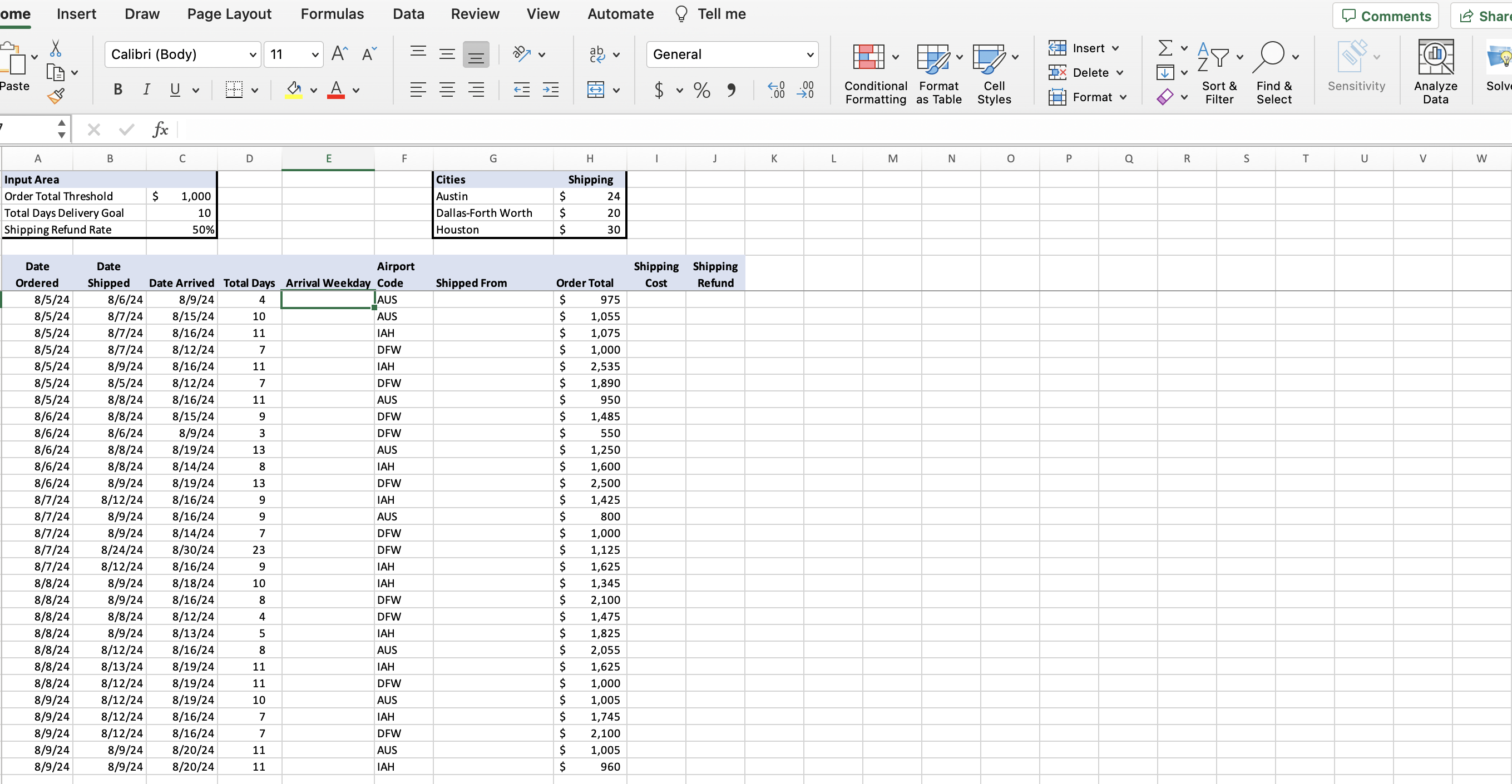 Solved I need help with this chapter 7 excel project. I am | Chegg.com