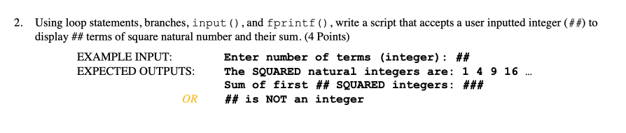 Solved 2. Using loop statements, branches, input (), and | Chegg.com