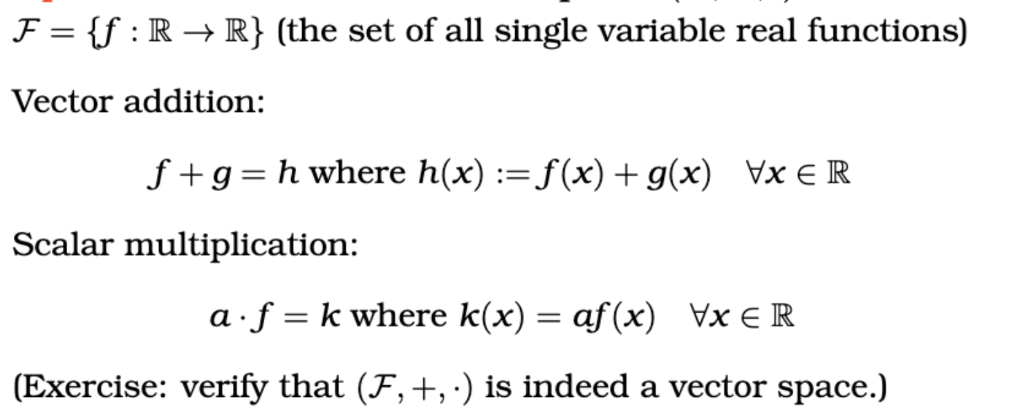 Solved F={f:R→R} (the set of all single variable real | Chegg.com