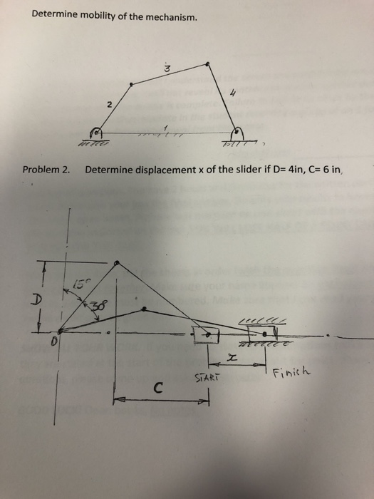 Solved Determine mobility of the mechanism. 2 Problem 2. | Chegg.com Solved Determine mobility of the mechanism. 2 Problem 2. | Chegg.com