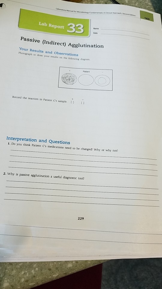 Solved pot 33 Lab Report Name Date Passive (Indirect) | Chegg.com