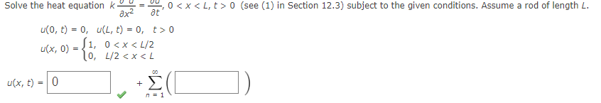Solved A rod of length L coincides with the interval [0,L] | Chegg.com