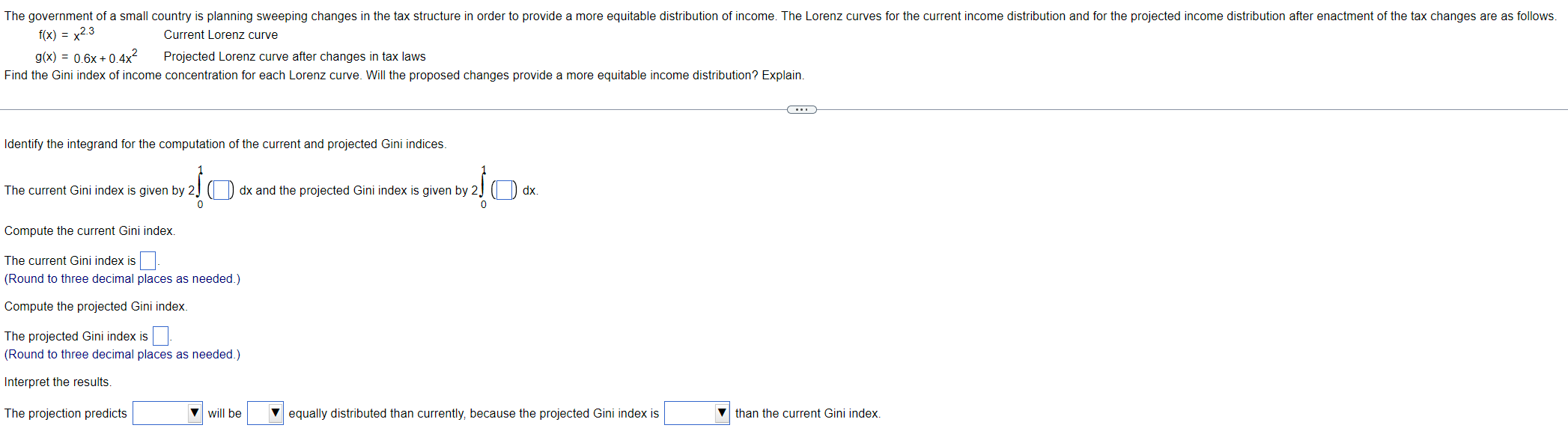 Solved Drop downs are as followed 1) total assets, | Chegg.com