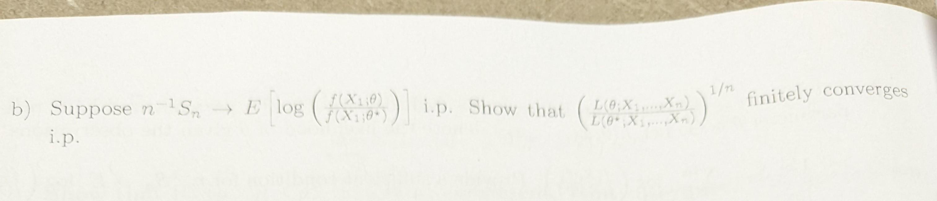 Solved 4. Let {Xn,n≥1} denote an iid sequence with density | Chegg.com