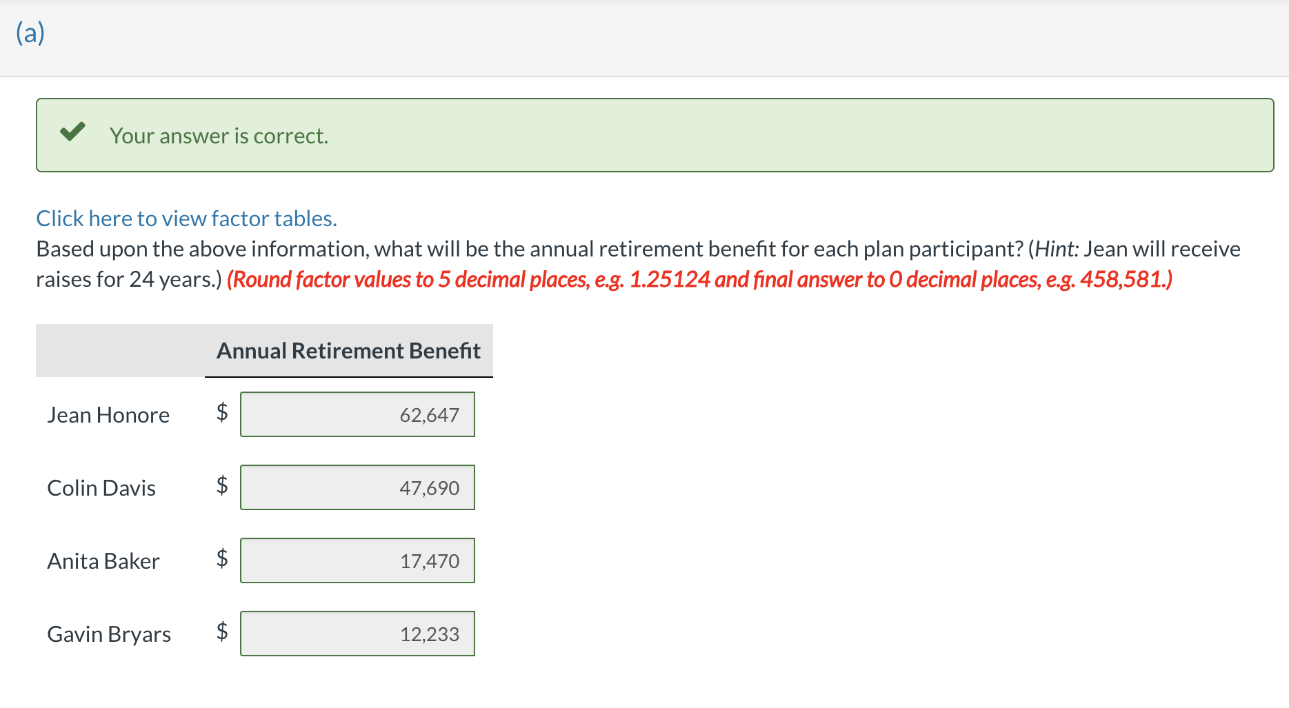 Solved (b) Your answer is incorrect. Click here to view | Chegg.com