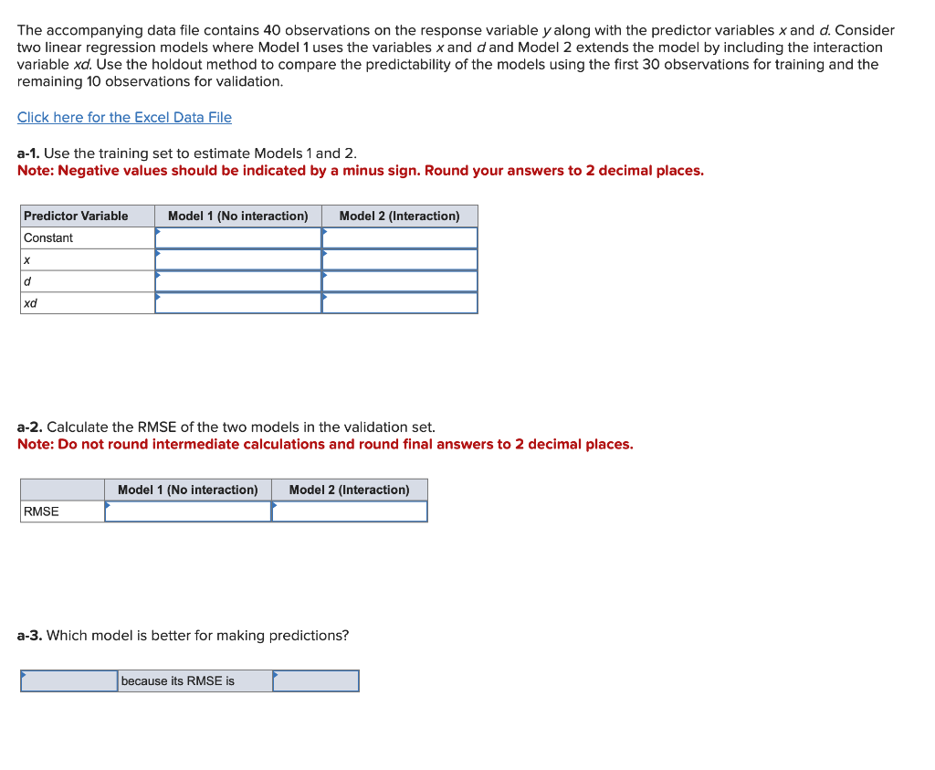 Solved The Accompanying Data File Contains 40 Observations 