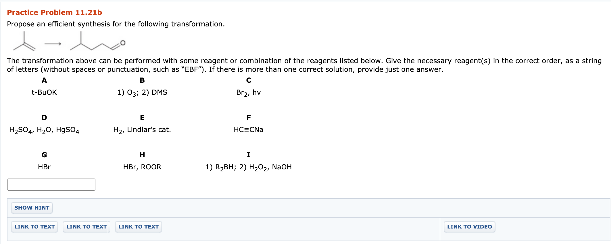 Solved Practice Problem 11.12b X Incorrect. Identify the | Chegg.com