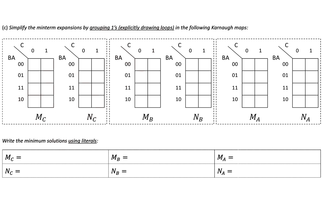 Solved Consider to design a counter composed of three M-N | Chegg.com