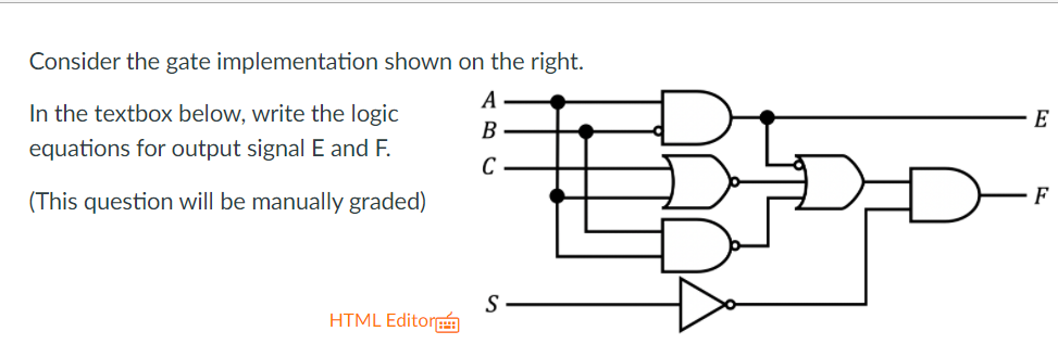 Solved E Consider the gate implementation shown on the | Chegg.com