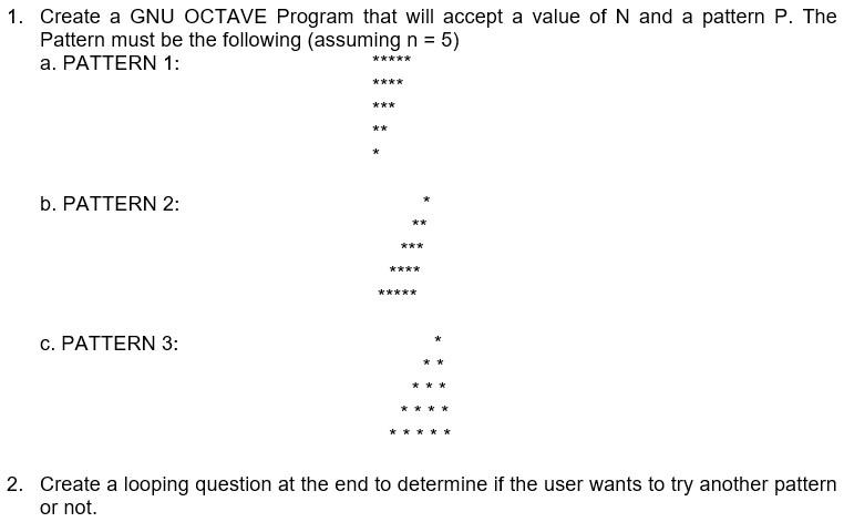 Solved Using GNU OCTAVE please do the following. Kindly | Chegg.com