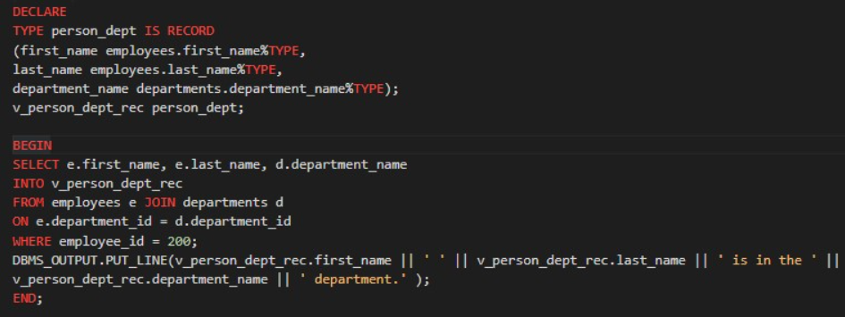Solved Convert this into %ROWTYPE | Chegg.com