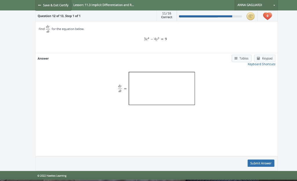 Solved - Save & Exit Certify Lesson: 11.3 Implicit | Chegg.com